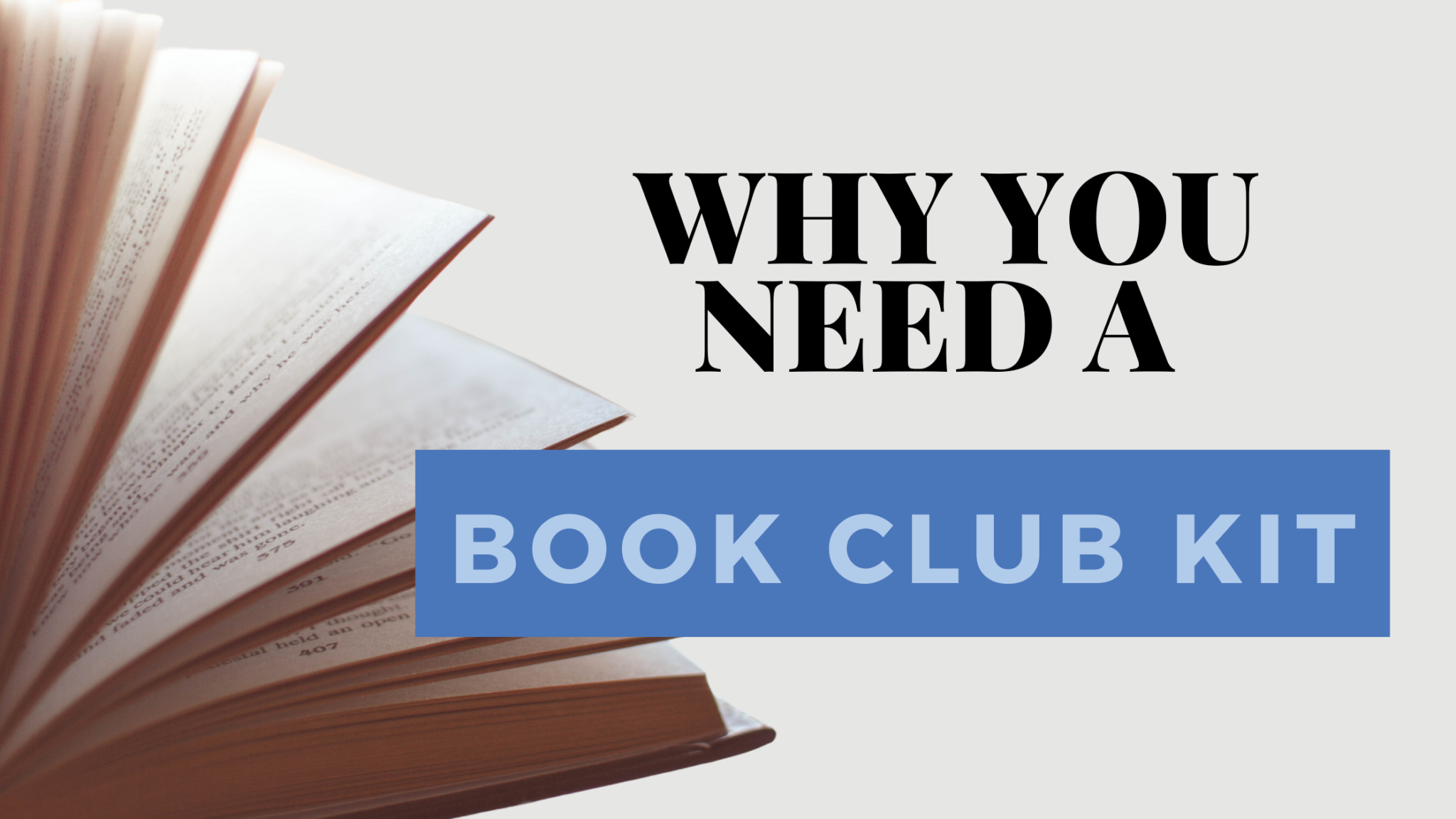 What is a book club kit? And why you need a book club kit - Author Nation